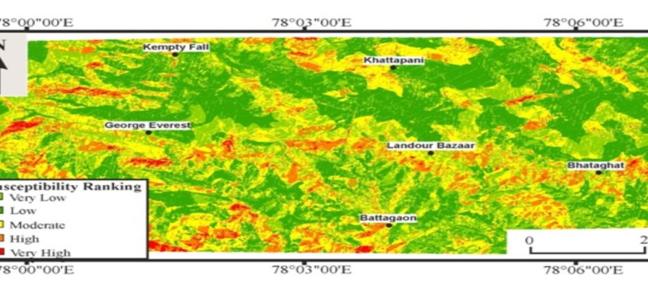 Study shows that 15 percent of Mussoorie and its surrounding areas ...