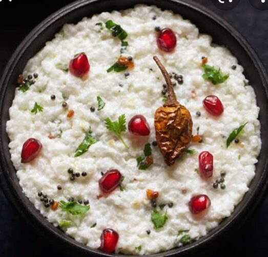 Indian Food Recipe: Curd rice